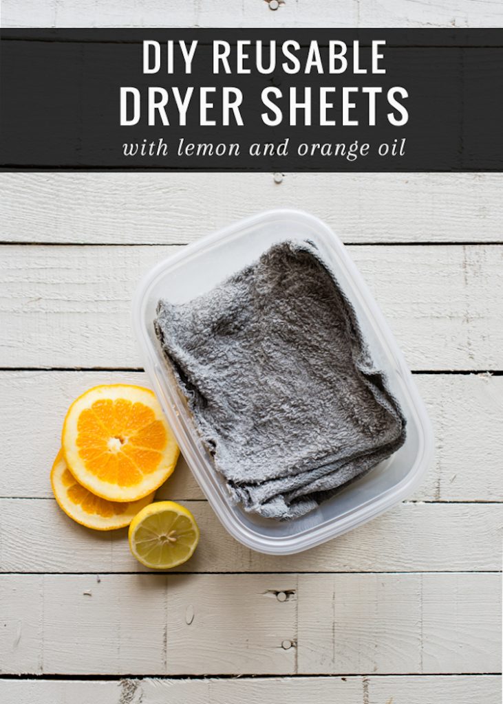 10 Ways to Make Your Own Homemade Dryer Sheets -- Fast