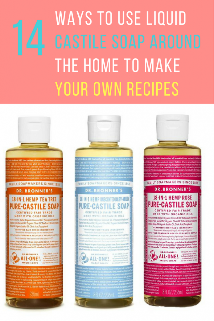 Liquid Castle Soap Uses: 14 DIY Recipes You Can Make For Your Home
